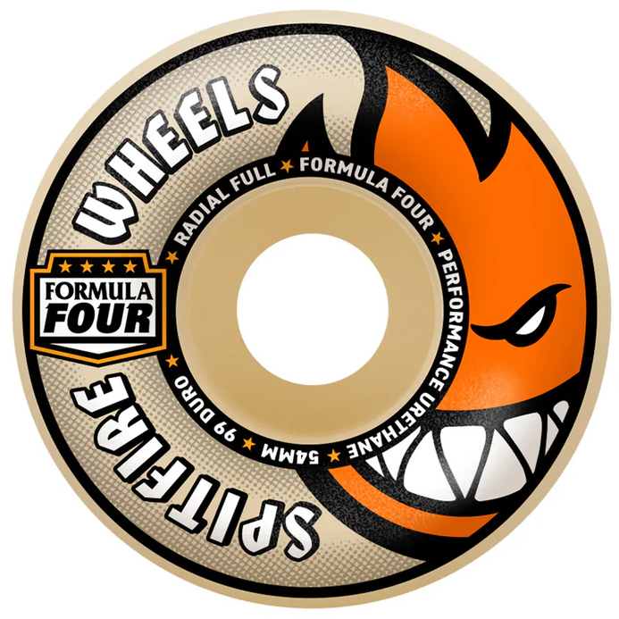Spitfire Formula Four 'Radial Full' Wheels - 99DU – Low Key Skate Shop