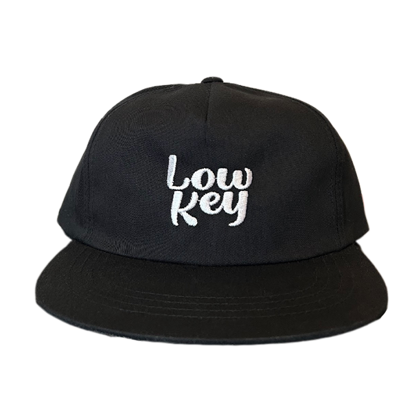 Low Key 5 Panel - Black Hat – Low Key Skate Shop