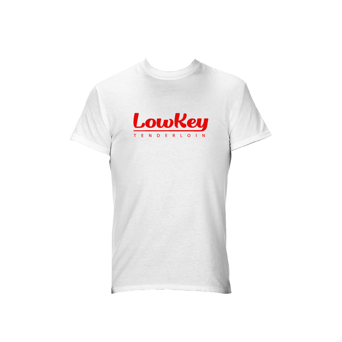 Low Key - White T-shirt – Low Key Skate Shop